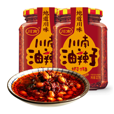 川南油辣子327g瓶装辣椒酱