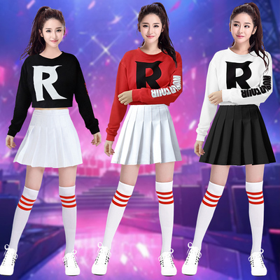 成人朗诵合唱演出服青春活力啦啦操舞蹈女团现代爵士舞蹈表演服装