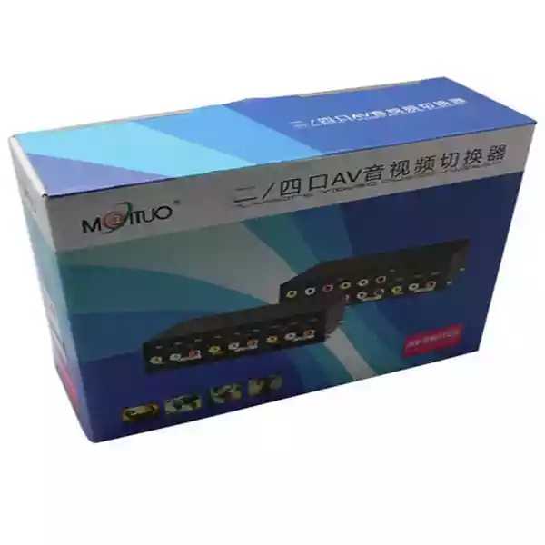 迈拓维矩av切换器2进1出视频切换器二进一出音视频信号切换器2口