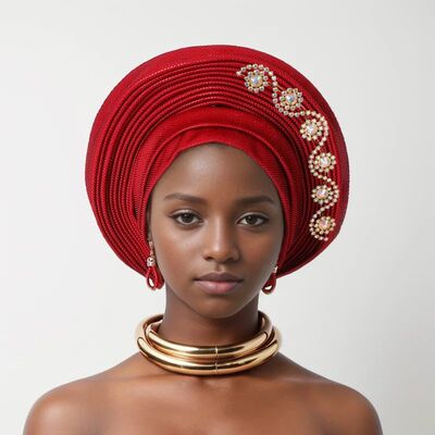 Nigerian Wedding Geles African Headtie Auto Gele Turbans for