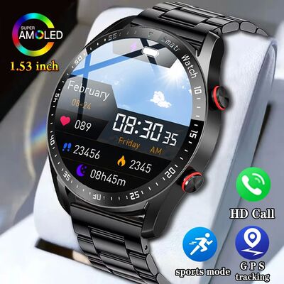 2024 New Smart Watch Men 1.5 inch Full Touch Screen Bluetoot