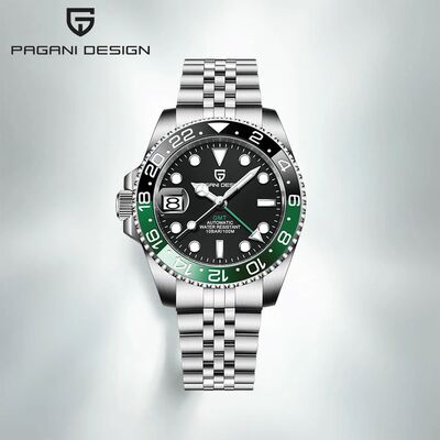 PAGANI DESIGN PD-1662 Luxury GMT Men Mechanical Wristwatch S