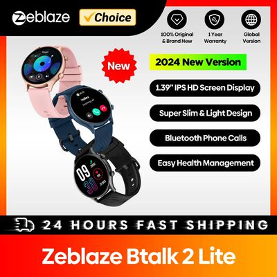 2024 New Zeblaze Btalk 2 Lite Voice Calling Smart Watch Larg