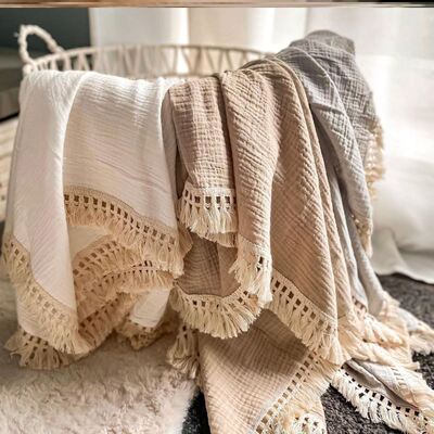 high quality Cotton Muslin Swaddle Blankets for Newborn Baby