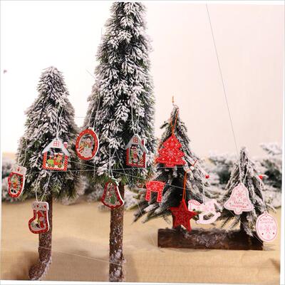 Christmas tree five-pointed star snowflake hanging ornaments