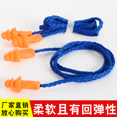 隔音耳塞防水红卡隔音降噪