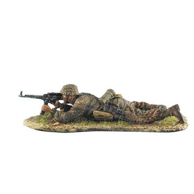 1/35人物模型WW2装甲掷弹兵师狙击手与STG44步兵摆件gk白模手办85