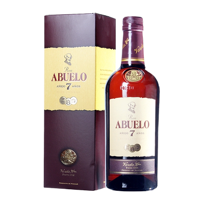 洋酒包邮Ron Abuelo Anejo 7 Anos Rum老爷爷7年朗姆酒
