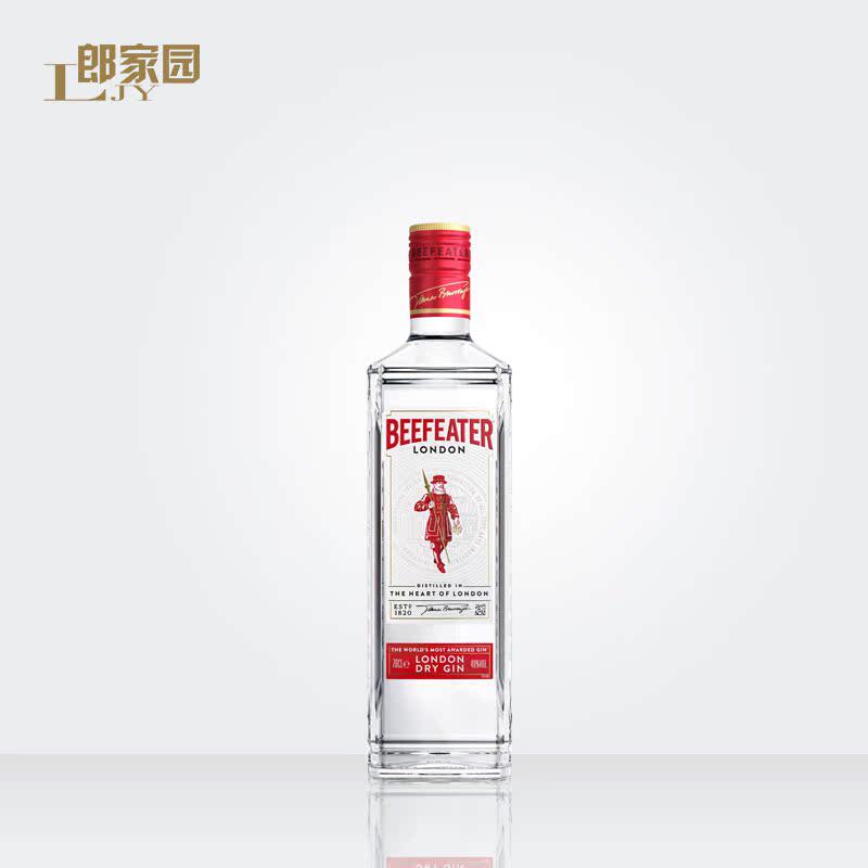 郎家园进口洋酒Beefeater Gin必发达金酒必富达将军金酒杜松子酒