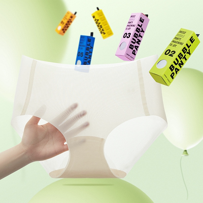 超薄口红裤中高腰内裤