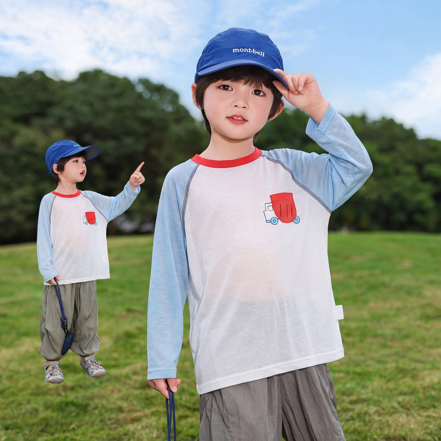 男童长袖t恤超薄防晒衣2026夏季新款儿童圆领皮肤衣打底上衣1577