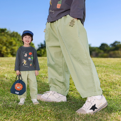 100%棉男童休闲运动裤灯笼裤