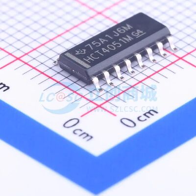 CD74HCT4051M SOIC-16 模拟开关/多路复用器 TI全新正品原装 电子