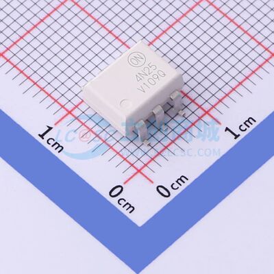 4N25SR2VM SMD-6P 晶体管输出光耦 ON(安森美)原装正品 电子元件