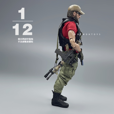 1/12兵人6寸人偶 CROWDHTOYS 潮流 胸挂 背心 防弹衣
