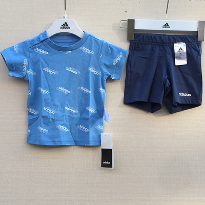 婴幼童纯棉透气两件套运动套装