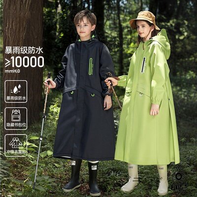 日本JT儿童雨衣长版全身
