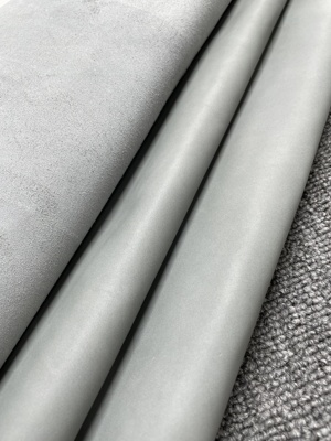 K182厚度0.8mm进口头层灰绿色粒面牛里皮手感微挺