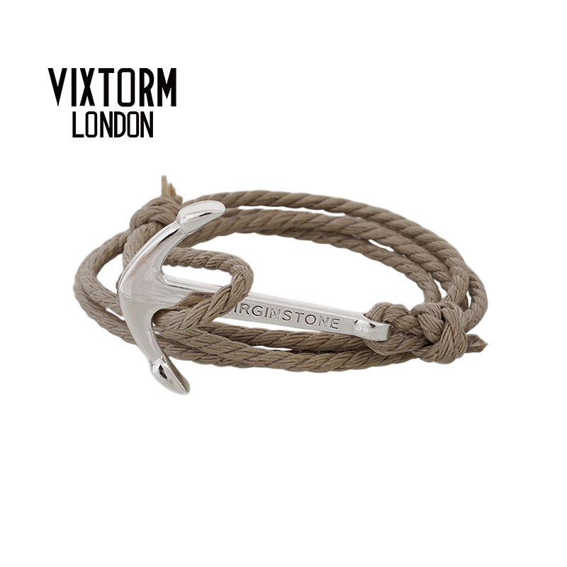 英国VIXTORM棉绳手链尼泊尔WSDO手工编织棉绳经典船锚男女可情侣_虎窝淘