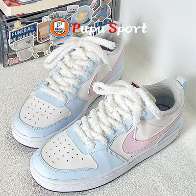 定制球鞋】Nike Court Borough PEEKABOO 海盐奶泡