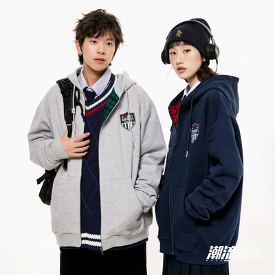 刺绣RAVENOUS连帽卫衣