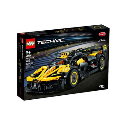 乐高机械组42151黄色布加迪