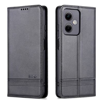 红米note125G仿皮商务翻盖皮套