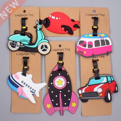 Creative Plane & Car Luggage Travel Accessories Tag Sili
