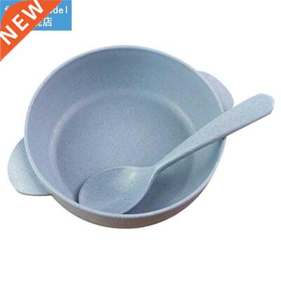 Candy Colors Tableware Set Food Bowl Creative Wheat Straw Pl