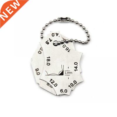 Stanless Steel Weldng Gauge Key Pocket Gage 2 pcs Set Weld
