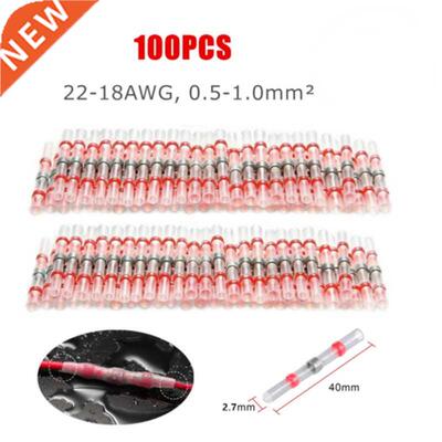 100PCS Waterproof Sder Seal Sleeve Splice Terminals Insula
