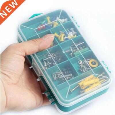 8-Slot Tool Box Plastic Screws Threads Bolts Nails Nuts Stor