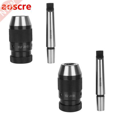 Keyless drill chuck for CNC lathes 1/32-1/2 light and 1/32-5