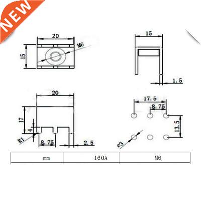PCB-87 M6 Press Rivet Nut Terminal PCB Copper Welding Termin
