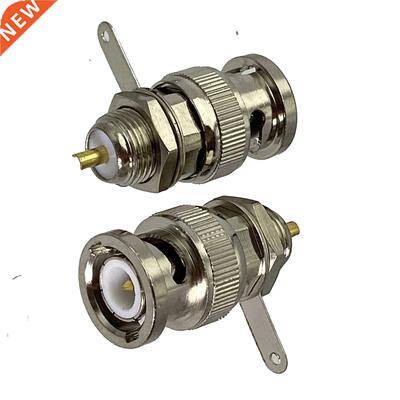 1pcs Connector BNC Plug Male Bulkhead Nut Solder Pancel Moun