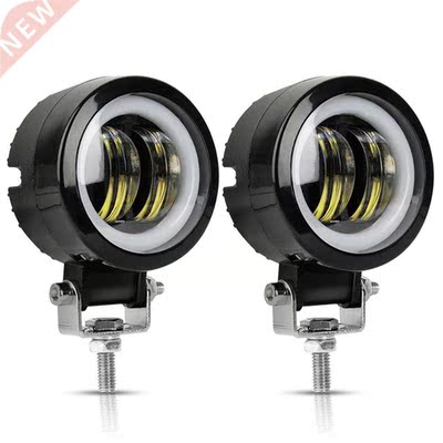 2PCS/1PC 12V-80V Waterproof Round Angel Eyes LED light Port