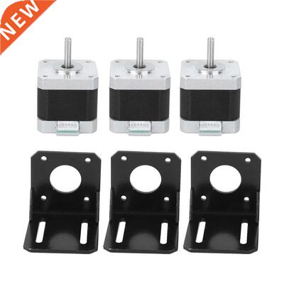 Stepper Motor Stainless Steel 4-Wire Bipolar 3D Printer Acce