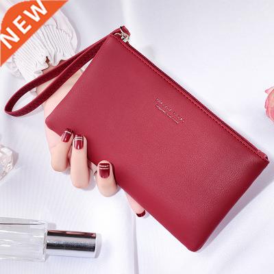1 PCS Ladies mini clutch bag PU leather wallet card case mob