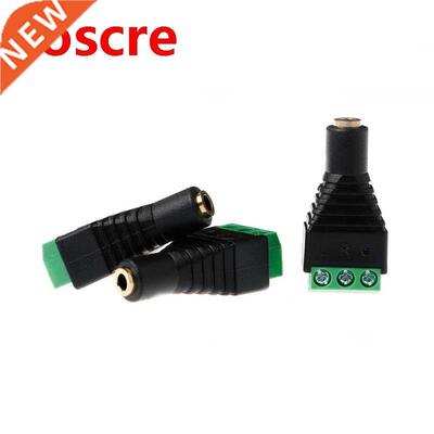 3 Pcs Video AV Balun 3.5mm Stereo Female to AV 3 Screw Termi