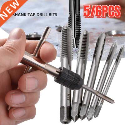 6pcsTap Wrench Set Thread Adjustable Hand Tap Chuck Set Tool