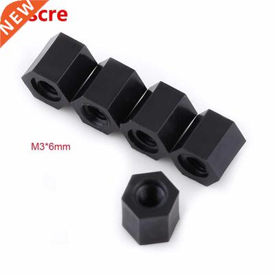 100Pcs/set M F-F Nylon Screw Nut Hex Spacer Standoff Thread