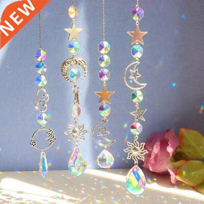 Sun Catchers Crystal Wind Chime Ornament Diamond Prisms