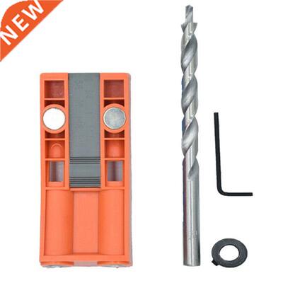 Carpentry Pocket Hole Jig 9.5mm Wood Drill Guide Bevel Angle
