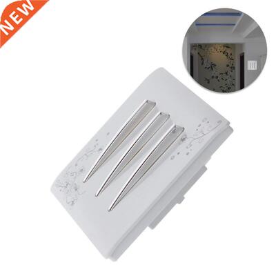 3 Gang 1 Way Ivory White Brief Art Weave AC 110-250V Panel P