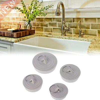 Rubber Sink Drain Stopper Plug With Hanging Ring For Bathtub