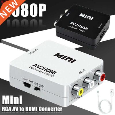 2 Colors Mini HD Video Converter Box RCA to HDMI Video 1080P