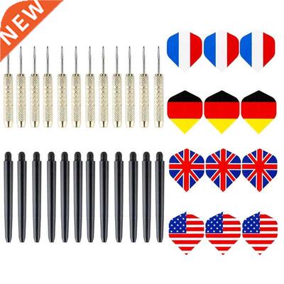 12PCS Patterned with National Flag Flights 4 Kinds Needle Ti