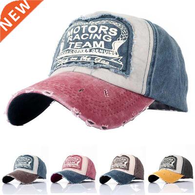 RACING TEAM Multicolor Cotton Baseball Cap Snapback Hat Cap