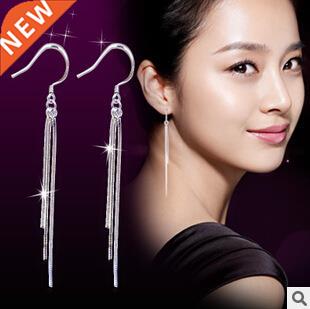 New arrival fashion hot sell long flower tassels design 925