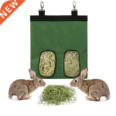 Hay Bag Hanging Pouch Fee Hol Feeding Dispenser